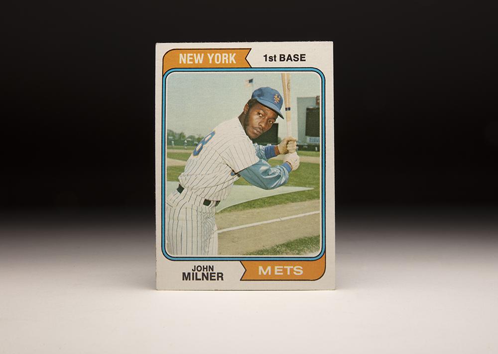 #CardCorner: 1974 Topps John Milner | Baseball Hall of Fame